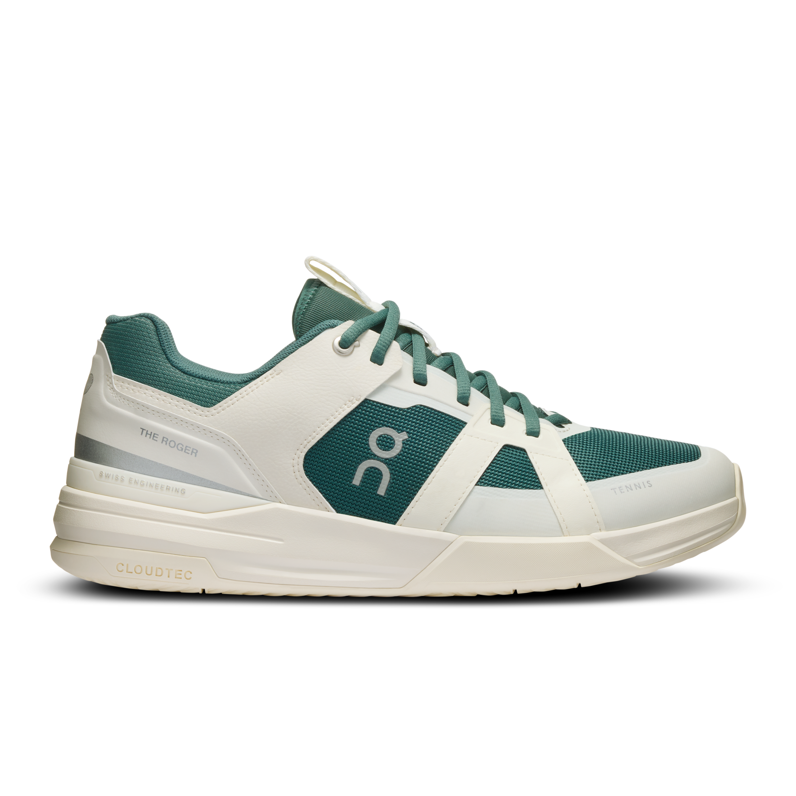 Tenis On Cloud Ivory Evergreen THE ROGER Clubhouse Pro